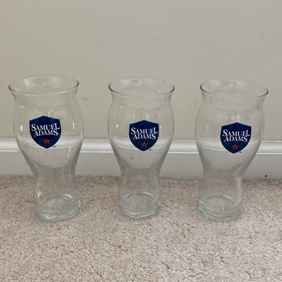 Samuel Adams | Dining | Samuel Adams Hour Glass With Blue Crest Beer ...